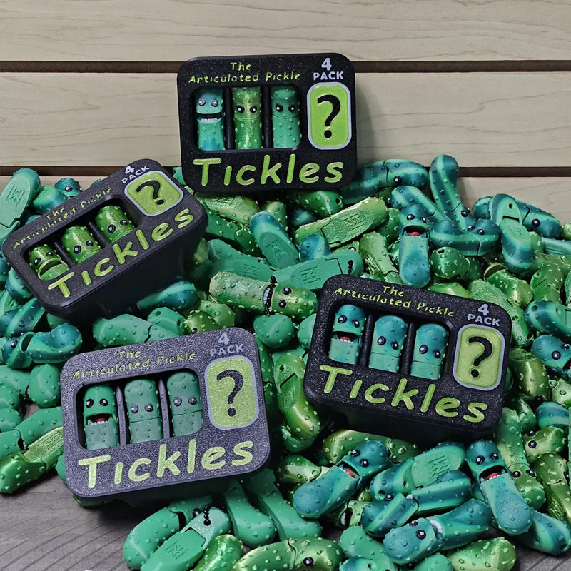 3D Printed Tickle Pickle Keychains – allmindday