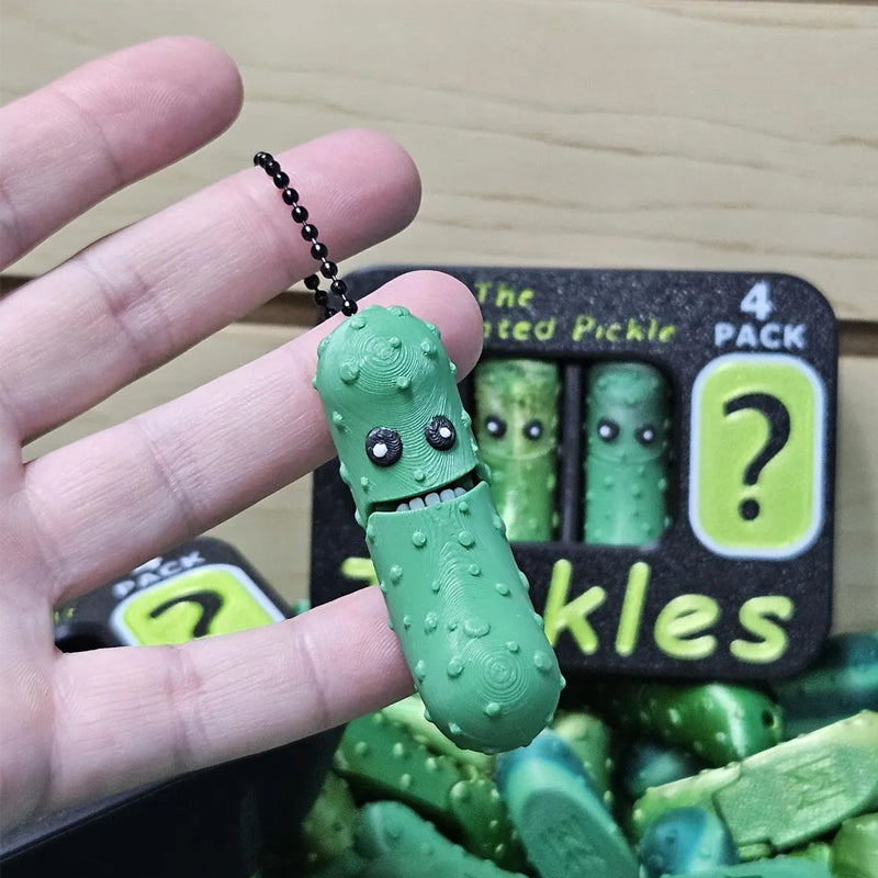 3D Printed Tickle Pickle Keychains – allmindday